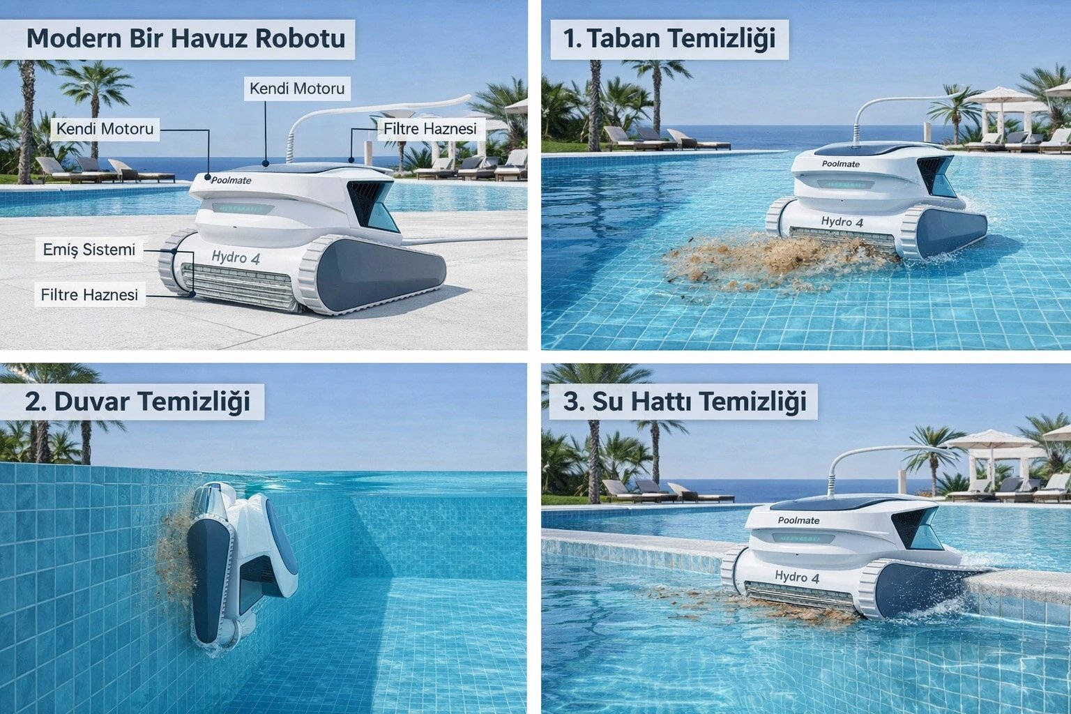 Havuz Temizliğinde Devrim: Manuel Süpürge mi, Akıllı Robot mu?